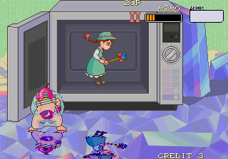 Screenshot of Pu•Li•Ru•La (Arcade, 1991) - MobyGames