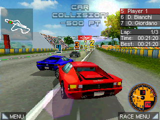 Screenshot of Ferrari GT: Evolution (Windows Mobile, 2008) - MobyGames