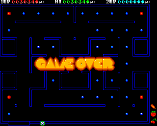 Screenshot of Deluxe PacMan (Amiga, 1992) - MobyGames