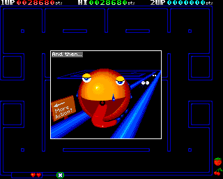 Screenshot of Deluxe PacMan (Amiga, 1992) - MobyGames