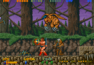 Screenshot of Nastar Warrior (Arcade, 1989) - MobyGames