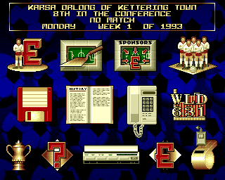 Screenshot of Premier Manager 2 (Amiga, 1993) - MobyGames