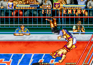 Screenshot of 3 Count Bout (Arcade, 1993) - MobyGames