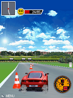 Screenshot of Ferrari GT: Evolution (J2ME, 2008) - MobyGames