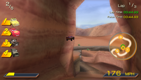 Screenshot of Disney•Pixar Cars (PSP, 2006) - MobyGames
