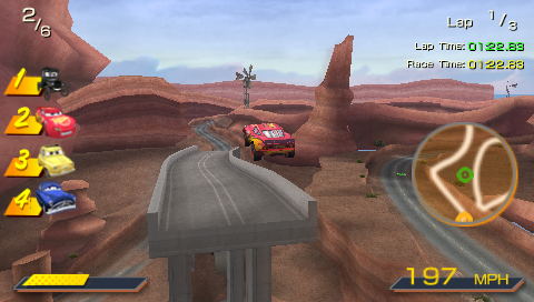 Screenshot of Disney•Pixar Cars (PSP, 2006) - MobyGames