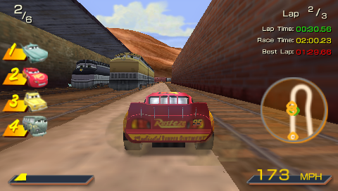 Screenshot of Disney•Pixar Cars (PSP, 2006) - MobyGames