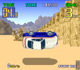 Screenshot of Big Run (Arcade, 1989) - MobyGames
