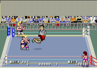 Screenshot of Body Slam (Arcade, 1986) - MobyGames