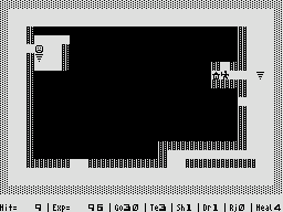 Screenshot of Dungeon of Ymir (ZX81, 1985) - MobyGames