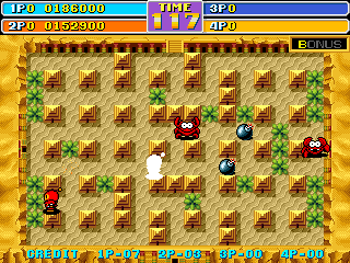 Screenshot of New Atomic Punk: Global Quest (Arcade, 1992) - MobyGames