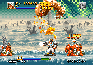 Screenshot of Top Hunter: Roddy & Cathy (Neo Geo, 1994) - MobyGames