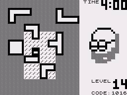 Screenshot of Noir Shapes (ZX81, 2012) - MobyGames