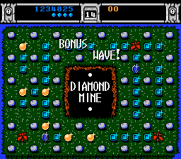 Screenshot of Trog! (NES, 1990) - MobyGames