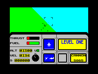 Screenshot of ACE and ACE 2 (ZX Spectrum, 1990) - MobyGames