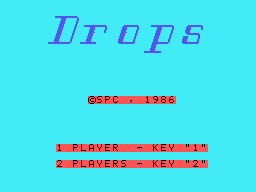 Drops (1986) - MobyGames