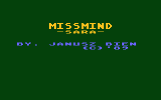 Missmind: Sara (1989) - MobyGames
