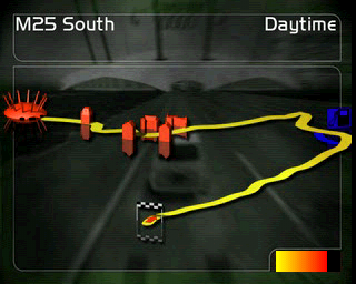 Screenshot of London Racer (PlayStation, 1999) - MobyGames