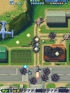 Screenshot of Air Gallet (Arcade, 1996) - MobyGames