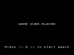 Screenshot of Airbase Invader (ZX Spectrum, 1984) - MobyGames