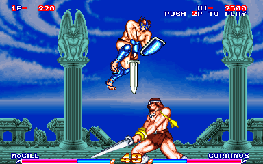 Screenshot of Blandia (Arcade, 1992) - MobyGames