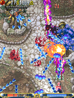 Screenshot of Guwange (Arcade, 1999) - MobyGames