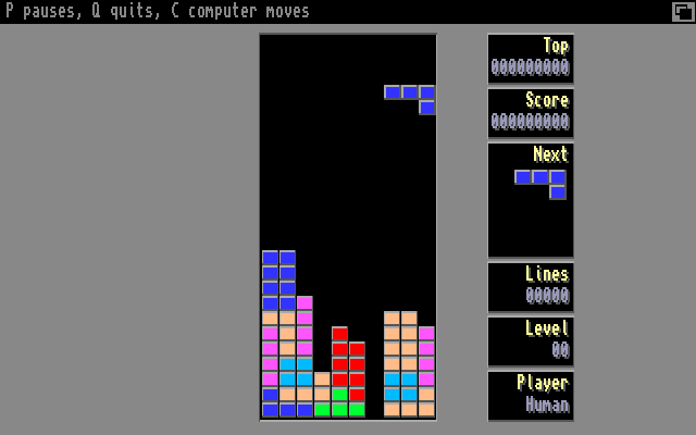 Screenshot of Yet Another Tetris Clone (Amiga, 1991) - MobyGames