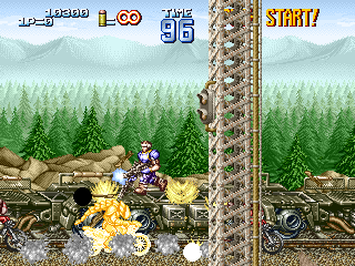 Screenshot of Gun Force II (Arcade, 1994) - MobyGames