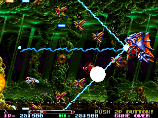 Screenshot of R-Type Leo (Arcade, 1992) - MobyGames