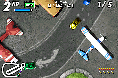Screenshot of Karnaaj Rally (Game Boy Advance, 2002) - MobyGames