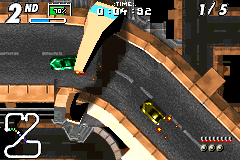 Screenshot of Karnaaj Rally (Game Boy Advance, 2002) - MobyGames