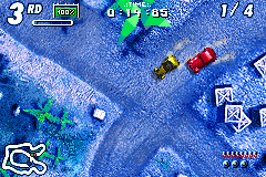Screenshot of Karnaaj Rally (Game Boy Advance, 2002) - MobyGames