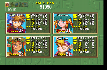 Screenshot of Grandia (PlayStation, 1997) - MobyGames