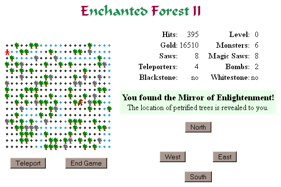 Screenshot of Enchanted Forest II (Browser, 2000) - MobyGames