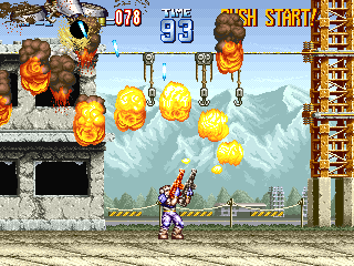 Screenshot of Gun Force II (Arcade, 1994) - MobyGames