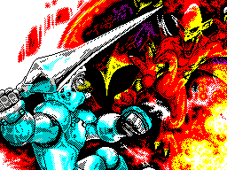 Screenshot of Knights & Demons DX (ZX Spectrum, 2013) - MobyGames