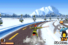 Screenshot of Road Rash: Jailbreak (Game Boy Advance, 2003) - MobyGames