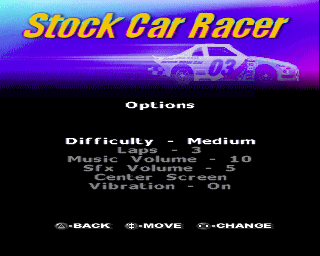 Screenshot of Stock Car Racer (PlayStation, 2002) - MobyGames