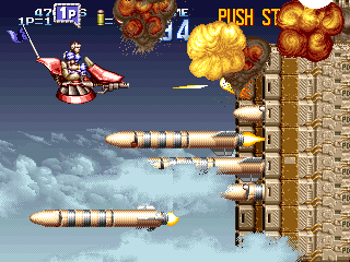 Screenshot of Gun Force II (Arcade, 1994) - MobyGames