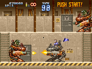 Screenshot of Gun Force II (Arcade, 1994) - MobyGames