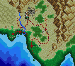 Screenshot of Sword World SFC (SNES, 1993) - MobyGames