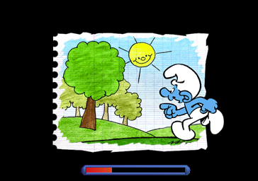 Screenshot of The Smurfs (PlayStation, 1999) - MobyGames