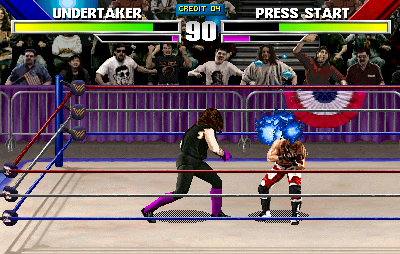 Screenshot of WWF WrestleMania (Arcade, 1995) - MobyGames