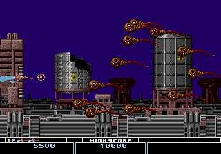 Screenshot of Bio Hazard Battle (Arcade, 1992) - MobyGames