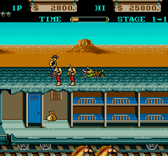 Screenshot of Iron Horse (Arcade, 1986) - MobyGames