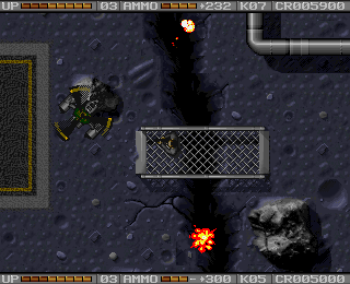 Screenshot of Alien Breed II: The Horror Continues (Amiga, 1993 ...