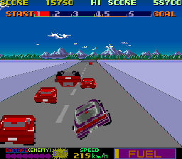 Screenshot of Hyper Crash (Arcade, 1987) - MobyGames