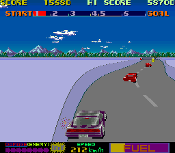 Screenshot of Hyper Crash (Arcade, 1987) - MobyGames