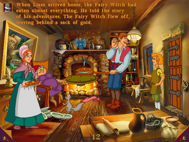 Screenshot of Magic Tales: Liam Finds a Story (Windows, 1996) - MobyGames