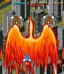 Screenshot of Air Attack (Arcade, 1996) - MobyGames